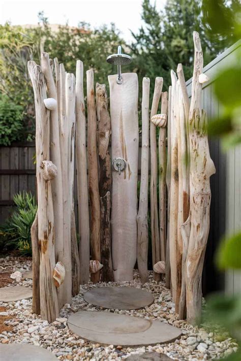 51 Outdoor Shower Ideas That Bring The Beach To Your Backyard Outdoor Shower Diy Outdoor