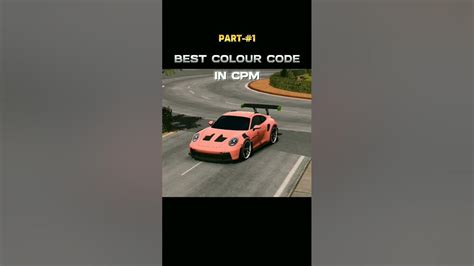Best Colour Code In Cpm Part 1 Trendingshorts Carparkingmultiplayer