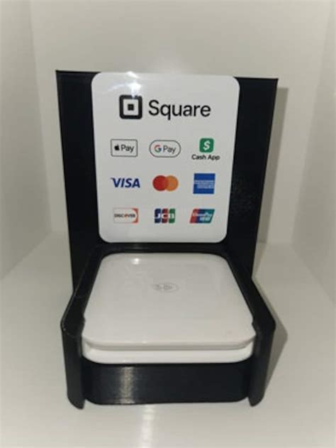 Square Credit Card Reader Stand Etsy