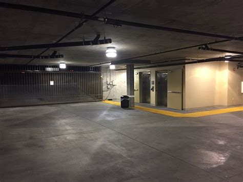 Elevator At Parking Garage