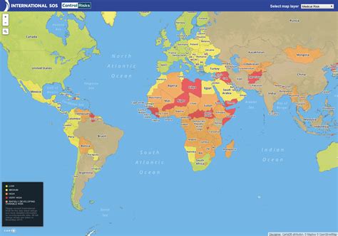 Travel Risk Map