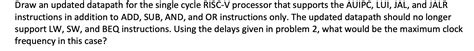Problem Calculate The Maximum Clock Frequency For Chegg