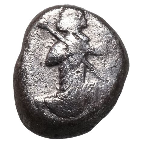 Lydia Sardes Darios I Xerxes Ii ~485 420 Bce Siglos Großkönig Im Knielauf Mit Speer Und