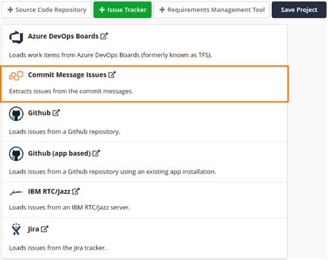 Parsing Issues From Commit Messages Teamscale Docs