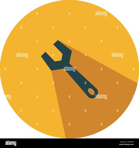 Engineering Tools Icon Flat Engineering Sign Vector Illustration