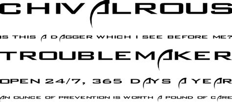 Backslash Font Zillion
