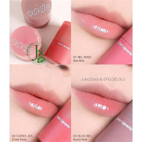 Son Dưỡng Có Màu Mềm Môi Code Glokolor Color Lipcerin 15ml Juka Beauty