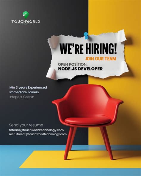 Hiring Nodejsdeveloper Backenddeveloper Itjobs Techcareers