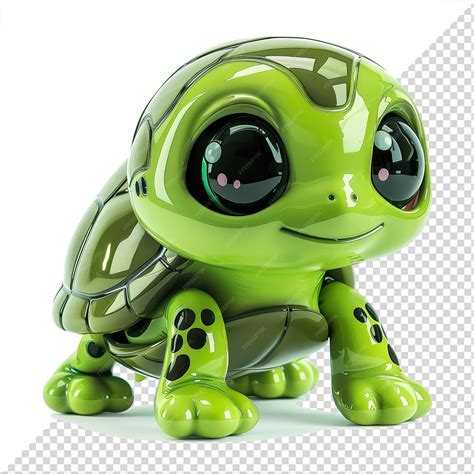 Cute Turtle Cartoon Design Chibi Turtle Cartoon Illustration Premium Ai Generated Psd