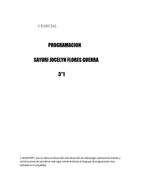 sayuri lenguaje de programacion pdf lenguaje de programación