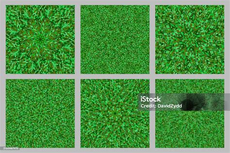 Geometrical Dynamic Abstract Circular Tile Pattern Background Set Stock