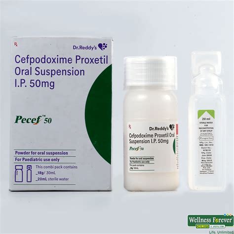 Buy Pecef 50mg Syrup 30 Ml Online At Best Prices Wellness Forever