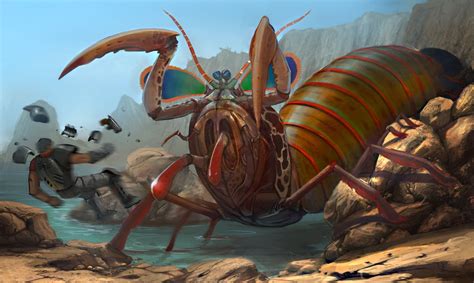 Mutant Mantis Shrimp Alien Concept Art Creature Concept Art Fantasy