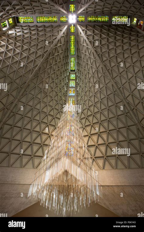 Inside The Modern Cathedral Of Saint Mary Of The Assumption Also Known