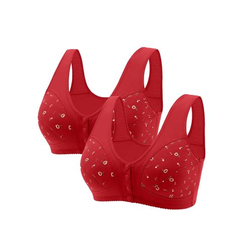 Yejiman Pack Of 2 Comfortable Daisy Bra For Seniors 2023 New