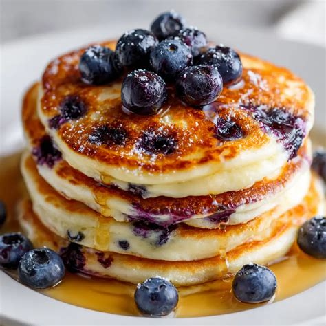 Easy Blueberry Pancakes Recipe Meatydelights