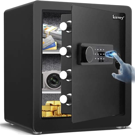 Kavey 20 Cub Biometric Safe Box Fingerprint Safe With Backlit Touch