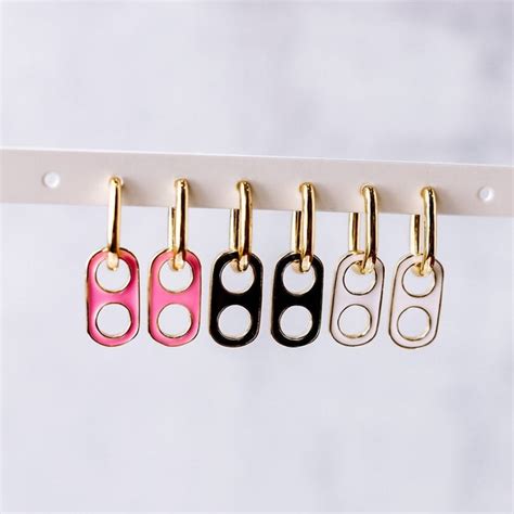 Tab Earrings Etsy