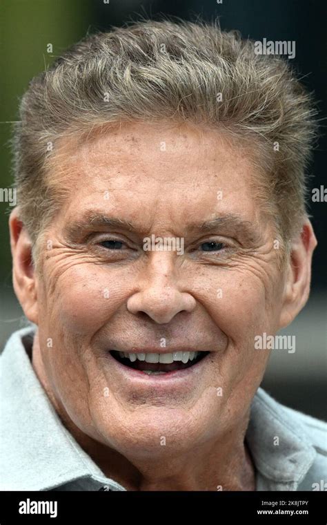 Cologne Germany 24th Oct 2022 David Hasselhoff Actor Poses In