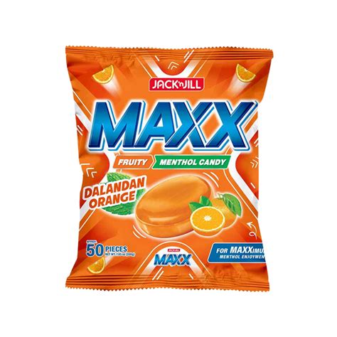 Maxx Dalandan Orange Candy 50x40 4g 0 14oz Wow Food Distributor