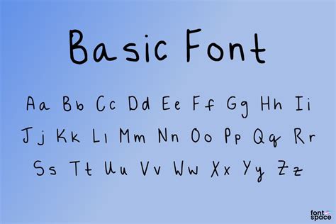 Download Basic Font Font