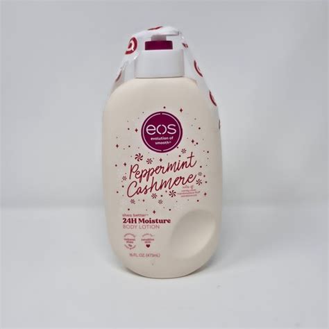 Eos Holiday Christmas Peppermint Cashmere Body Lotion Limited Edition