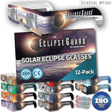 12 Pack Celestial Optical Eclipseguard Premium Eclipse Viewing