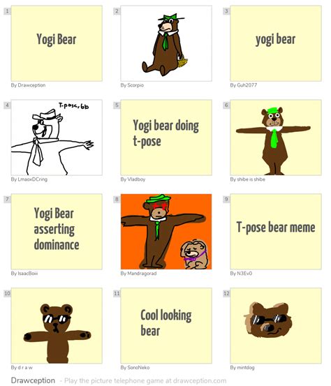 Yogi Bear Drawception