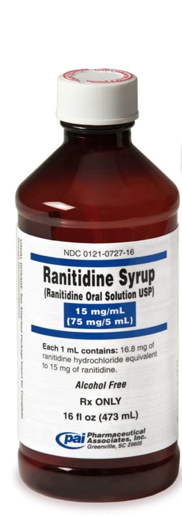 Ranitidine Syrup 15mgml 16oz