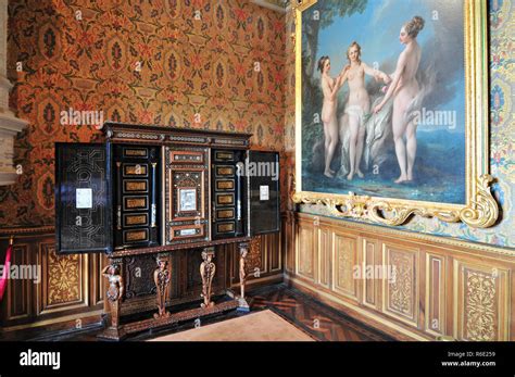 Interior Of Chateau De Chenonceau France This Castle Is Located Near