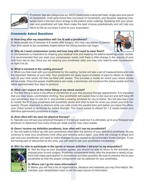 Below Knee Amputation An Overview Of Prosthetic Care Pdf