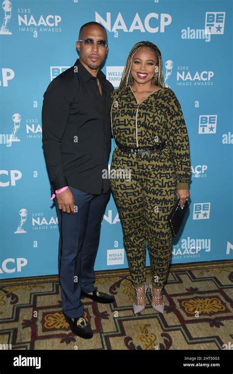 Los Angeles Usa 26th Feb 2022 Ian Wallace And Jemele Hill Arrive At