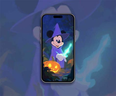 Mickey Mouse Wizard Cute Halloween Wallpapers Wallpapers Hd