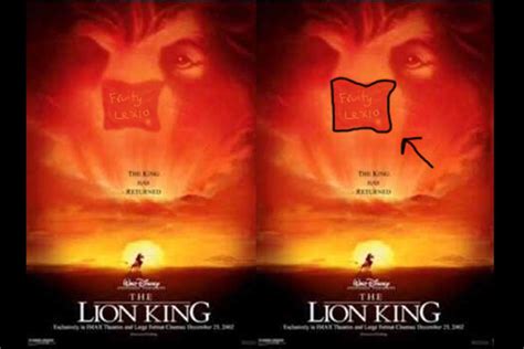 The Lion King Subliminal Advertising The Lion King Review Disneys