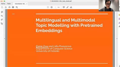 Underline Multilingual And Multimodal Topic Modelling With Pretrained