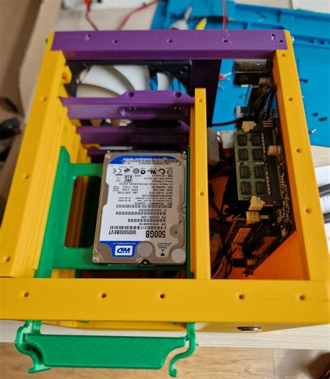 Free Stl File Mini Itx Nas Case With Hotswap Hdd Tray 💻 ・template To Download And 3d Print・cults