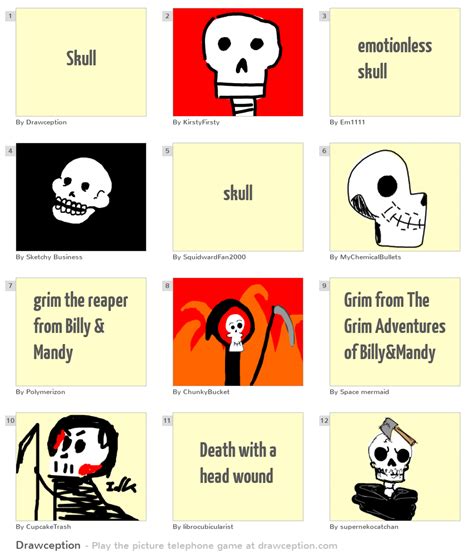 Skull Drawception Skull Drawception