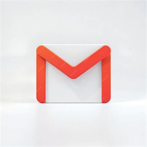 Logotipo Do Gmail Em Fundo Branco Foto Premium