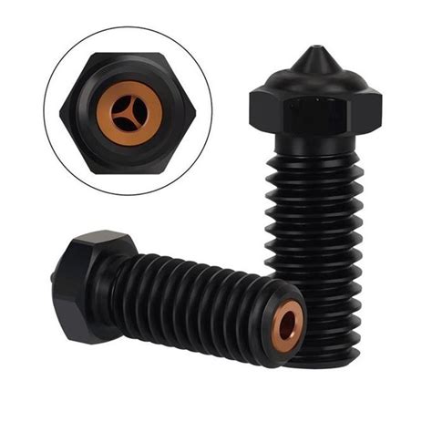 M1012 Boquilla Cht M6 L19 C13 H7 Bimetal Acero Endurecido Bronce Qidi 0