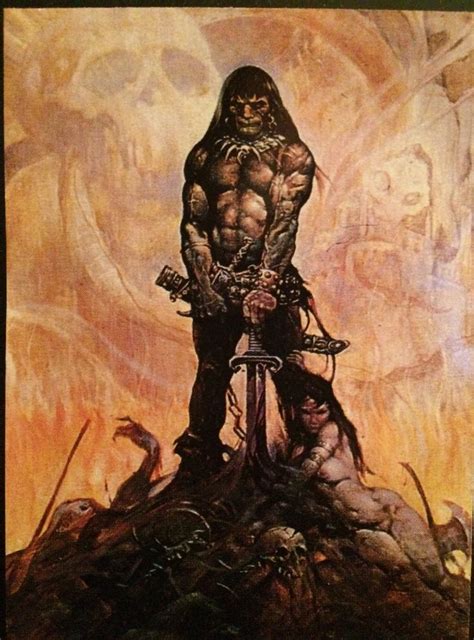 Pin By Frank White On Frank Frazetta Frank Frazetta Conan The