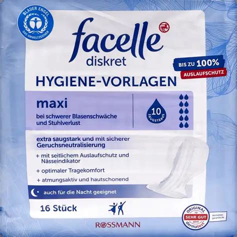 Facelle Hygiene Vorlagen Maxi Online Kaufen Rossmann De