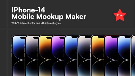 Iphone 14 Mockup Maker Free Templetes Figma