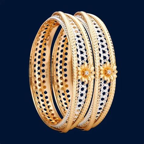 Au Finja Rhodium Bangles At Rs 100000piece In Jaipur Id 18168566188