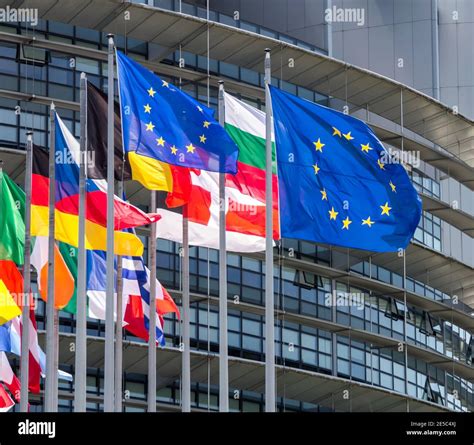 Strasbourg France European Parliament In Strasbourg France Stock