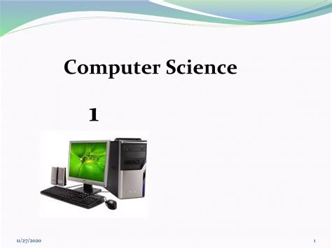 Computer Science 1 Computer Report 1pptpdf Computer Peripherals