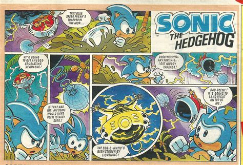 A Sonic The Hedgehog Comic Was Serialized In Uk Sonic The Hedgeblog