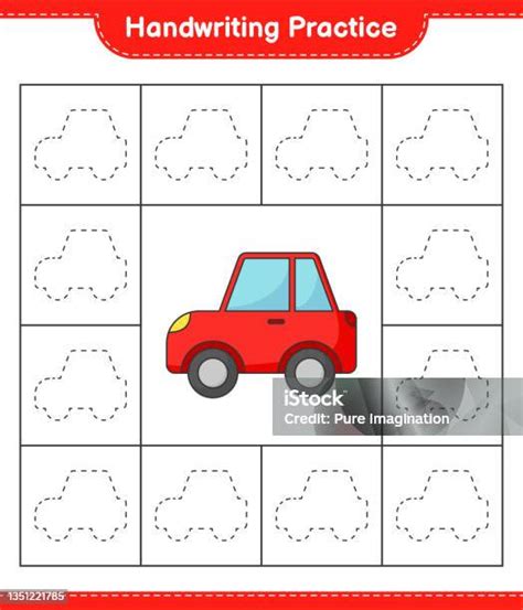 필기 연습 자동차의 라인을 추적할 수 있습니다 교육 어린이 게임 인쇄 워크 시트 벡터 일러스트레이션 0명에 대한 스톡 벡터 아트 및 기타 이미지 Istock