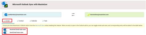 Microsoft Outlook Sync Integration Installation Maximizer