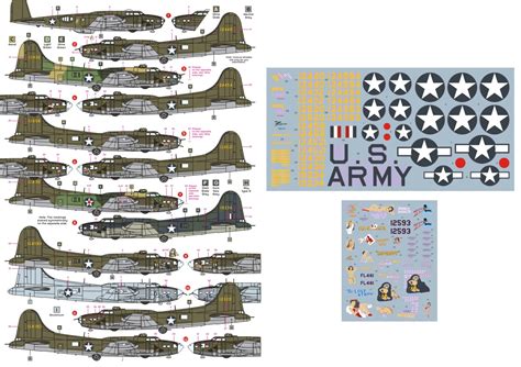 New Dk Decals 72014 72018 Raf B 17s B 24s 100 Group Etc Aircraft Wwii