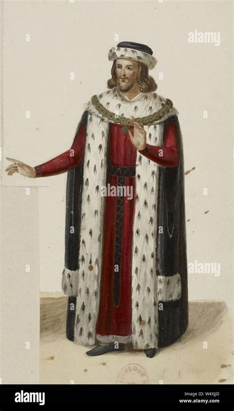 Costume Of Enguerrand De Marigny La Tour De Nesle 1832 Cropped